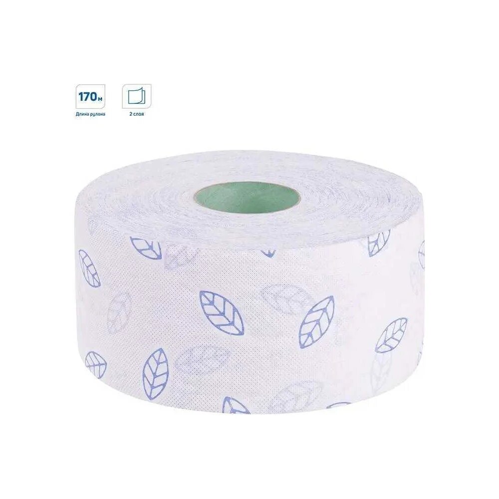 Туалетная бумага OfficeClean Premium 2 слоя, мини-рулон, 170 м/рул 280266