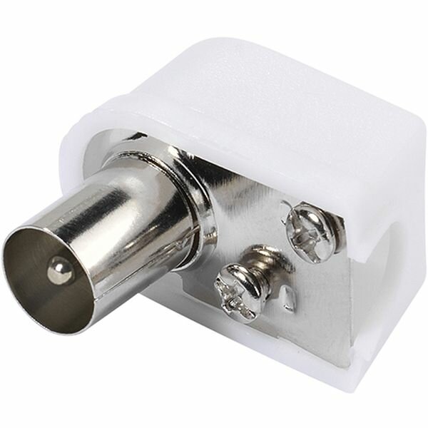 TV-разветвитель Vivanco коаксиальный угловой, папа (48008)