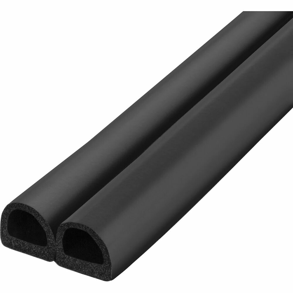 Уплотнитель самоклеящийся FUARO ADH/D-14,2x12,7mm 127, BLACK черный 120 m 49207