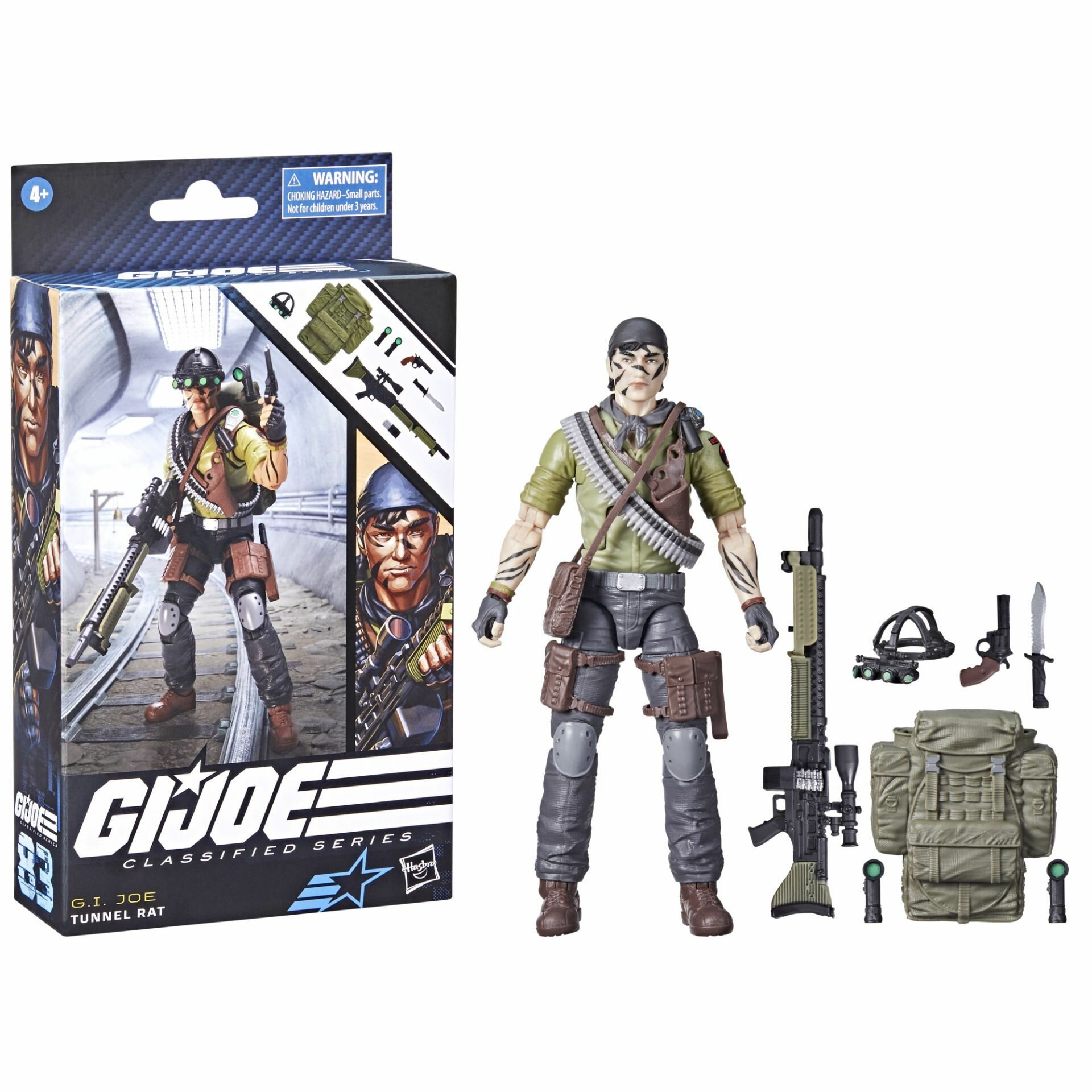 Фигурка Hasbro G.I. Joe Classified Series #83, Туннельная крыса, 6 дюймов