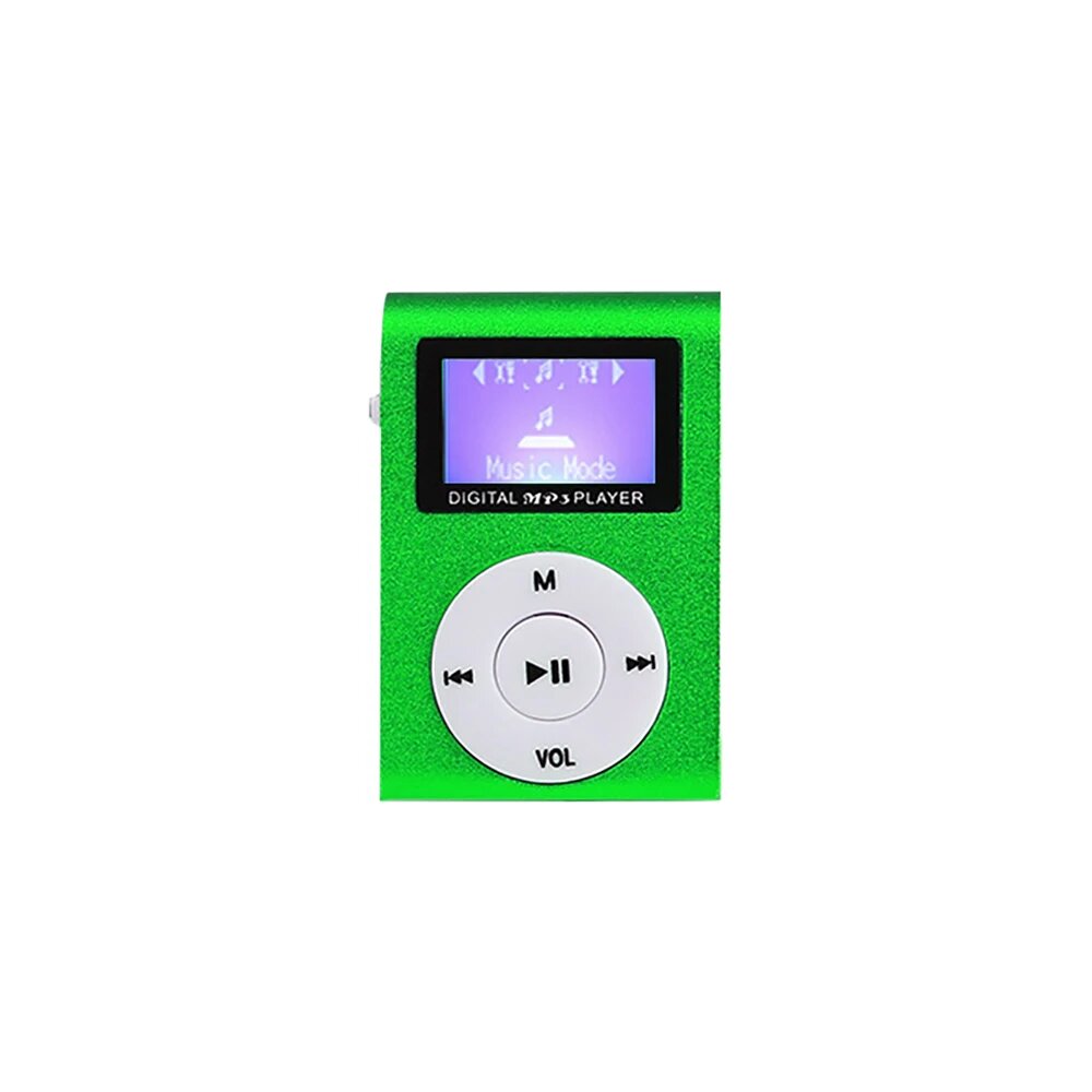 WYMECT MP3-плеер с металлическим зажимом, черный