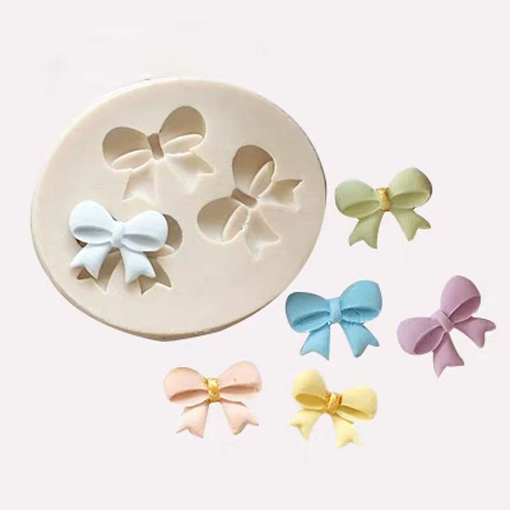 Силиконовая форма / молд для рукоделия Лепнина / бантик