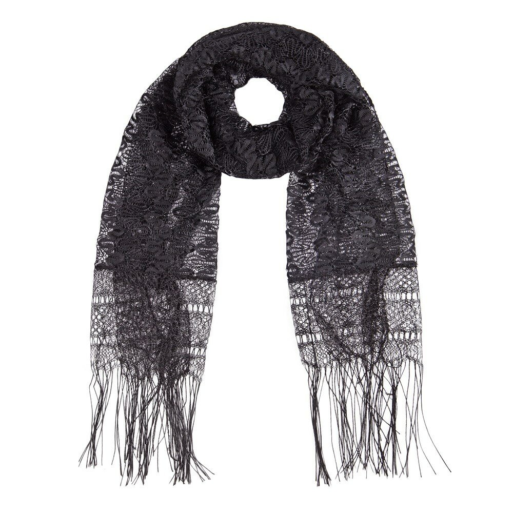 Платок-капюшон Ажурный шарфик для девочек и женщин