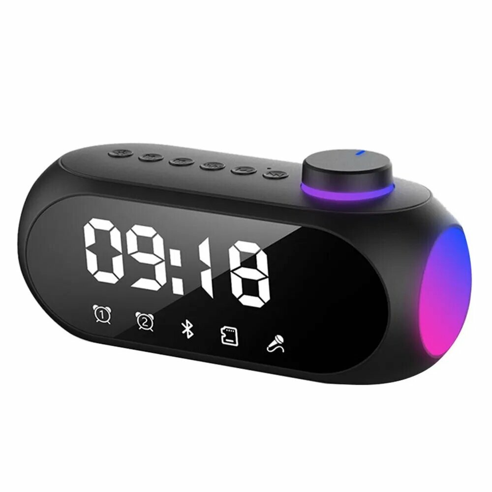 Hi-Fi Sound RGB Bluetooth-динамик с двумя будильниками и поддержкой Handsfree-A