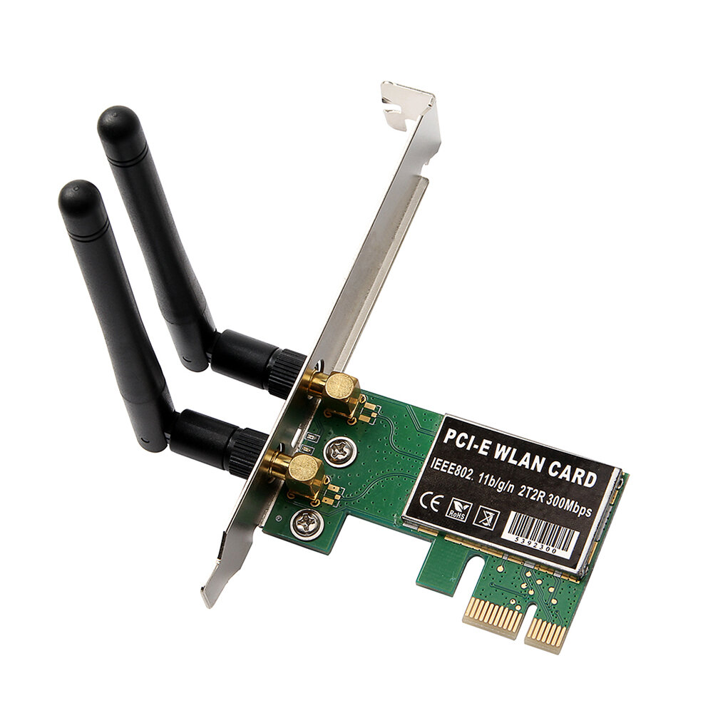 PCI-E Беспроводная Сетевую Карту Настольного Компьютера Встроенная Сетевую Карту WIFI Приемник Передатчик Сигнала Интенсификатор, 1200M, 12*8*2.1cm, 65g, 11.2*1cm, 18*11*2.5cm, 67g, 1*PCI-E Сетевую Карту, 2*Удлиненные Высокоприемные Антенны