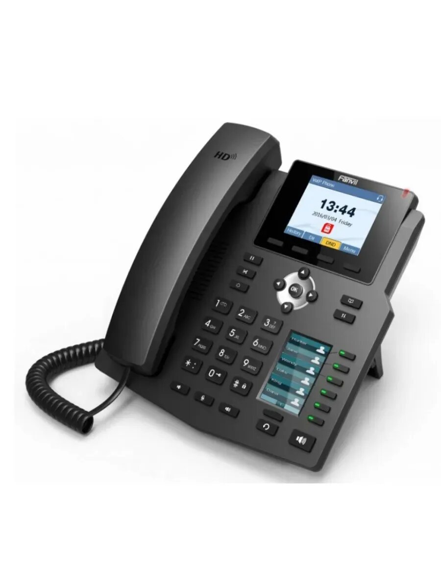 Телефон VoIP X4U c б/п черный SIP