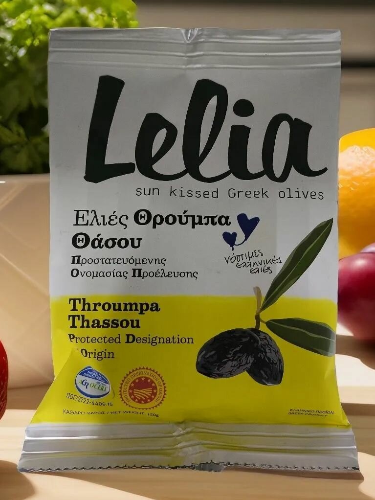 Оливки вяленые Lelia Trubes Греция 150г
