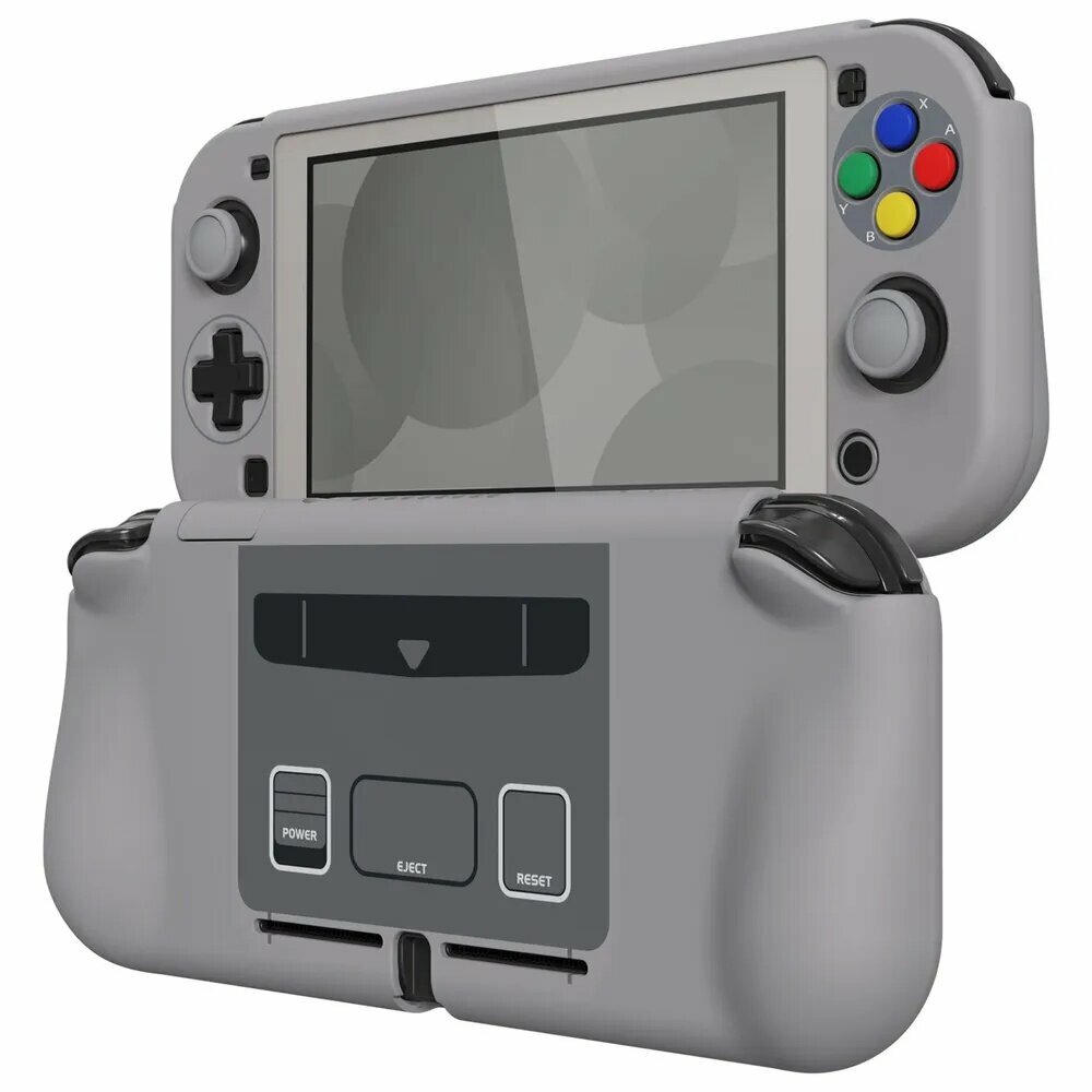 Чехол для Nintendo Switch Lite с эргономичным хватом, плёнкой и накладками, стиль классической SNES (EU)