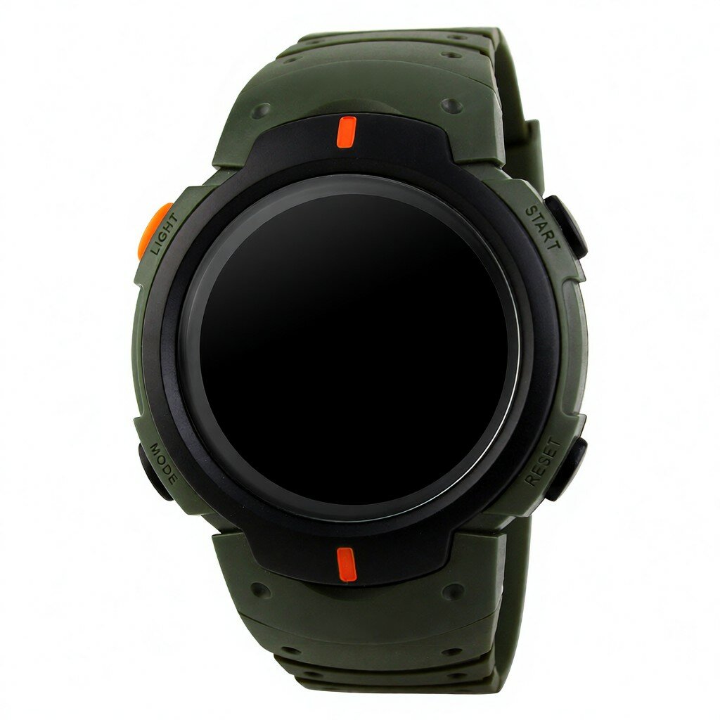 Спортивные Часы: 5 Атм Водонепроницаемость Компас Для Навигации - Многофункциональный Инструмент С Подсветкой Мужские Часы For Туризм И Активный Отдых