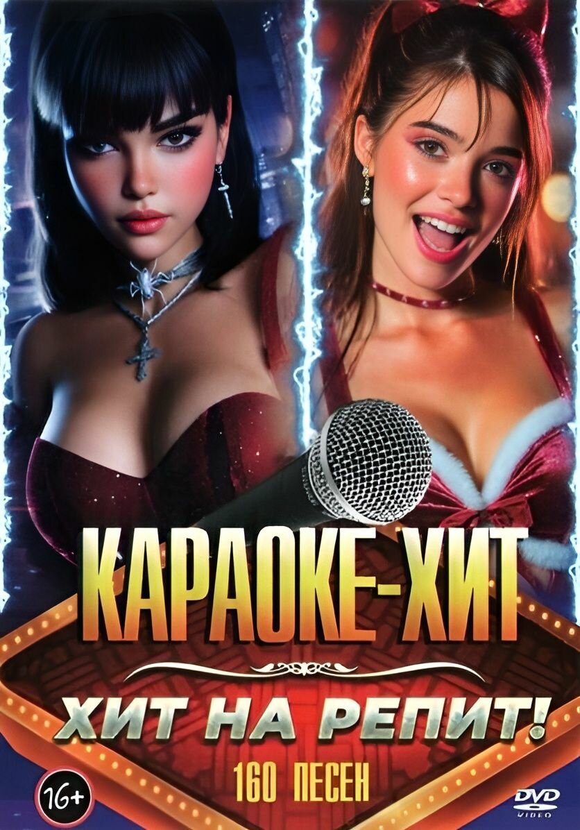 Караоке хит Хит на репит 160 песен - DVD диск