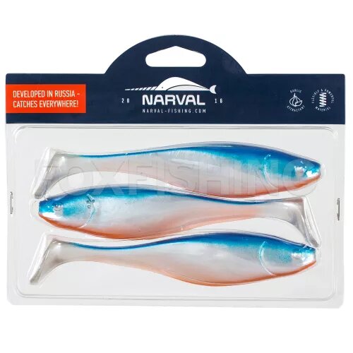 Силиконовая приманка Narval Commander Shad 14cm #001 3шт.