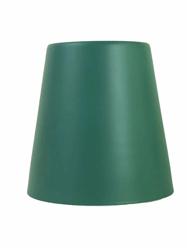 Абажур, металлический, темно-зеленый, калибр13cm, Монтажное отверстие 4,2 см