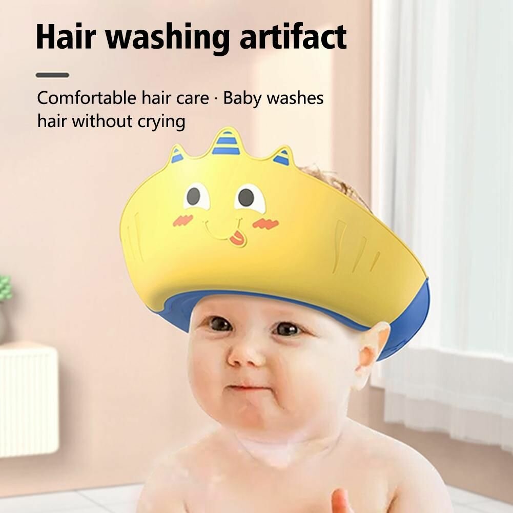 Защитный детский козырек для купания /Козырек мытья головы малышей без слез Лягушонок