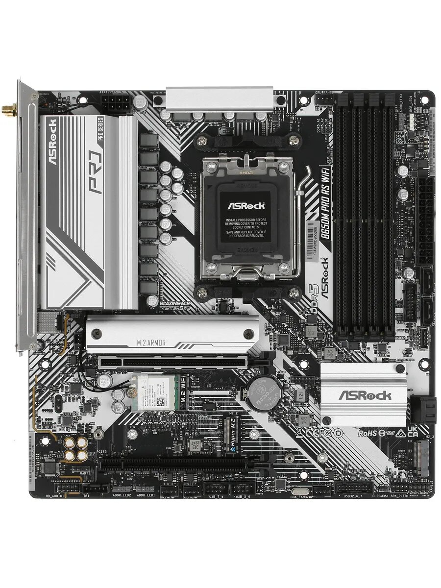 Материнская плата B650M PRO RS , Micro-ATX