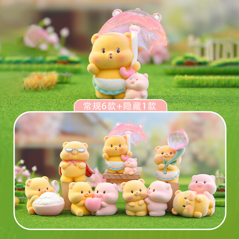 Китайский тренд, мультяшный милый жадный панда, ежедневная фигурка в слепой коробке, декор, праздничный подарок, дропшиппинг