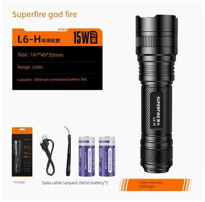 Shenhuo L6-G сильный свет фонарик 36 Вт высокой мощности P90 перезаряжаемый уличный ультра-яркий домашний