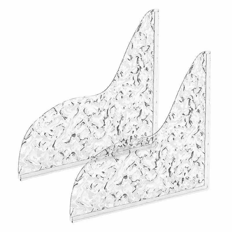 Защитные экраны для душа MOONBIFFY, 2 шт. Water ripple