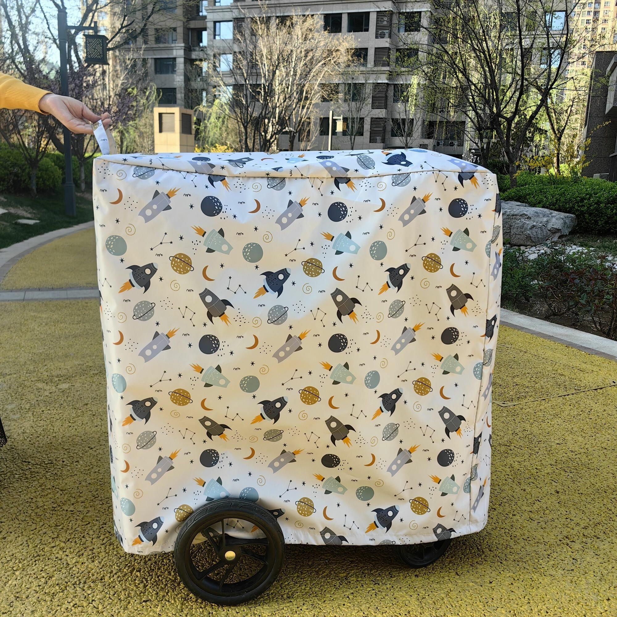 Чехол для детской коляски, защитный чехол для коляски на улице, чехол для коляски в коридоре, универсальный изоляционный чехол, дождевик