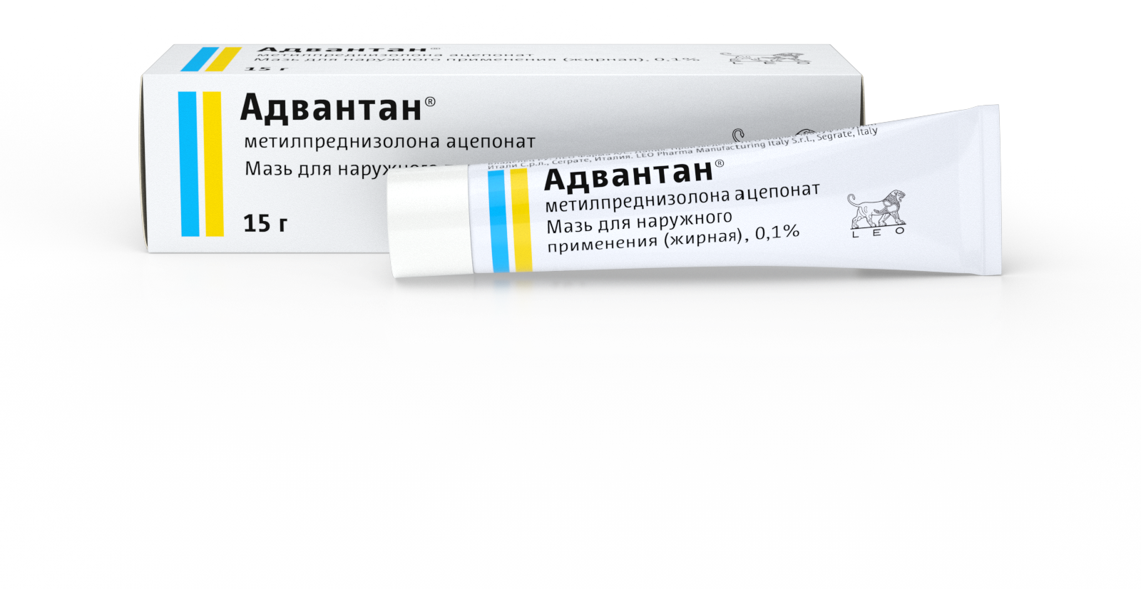 Адвантан мазь д/нар. прим. (жирная) 0,1%, 15г, средство при воспалительных заболеваниях кожи