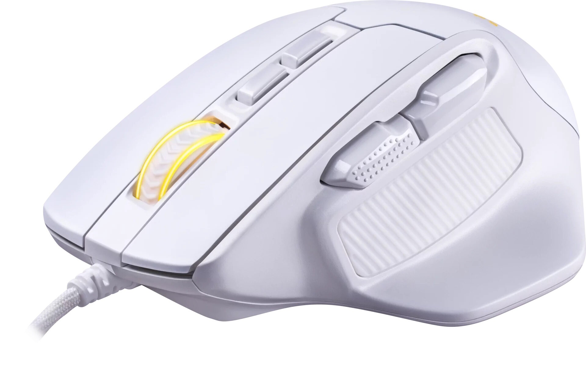 Мышь REDRAGON игровая Bullseye белый RGB, 12400 DPI, 8 кнопок (71861)