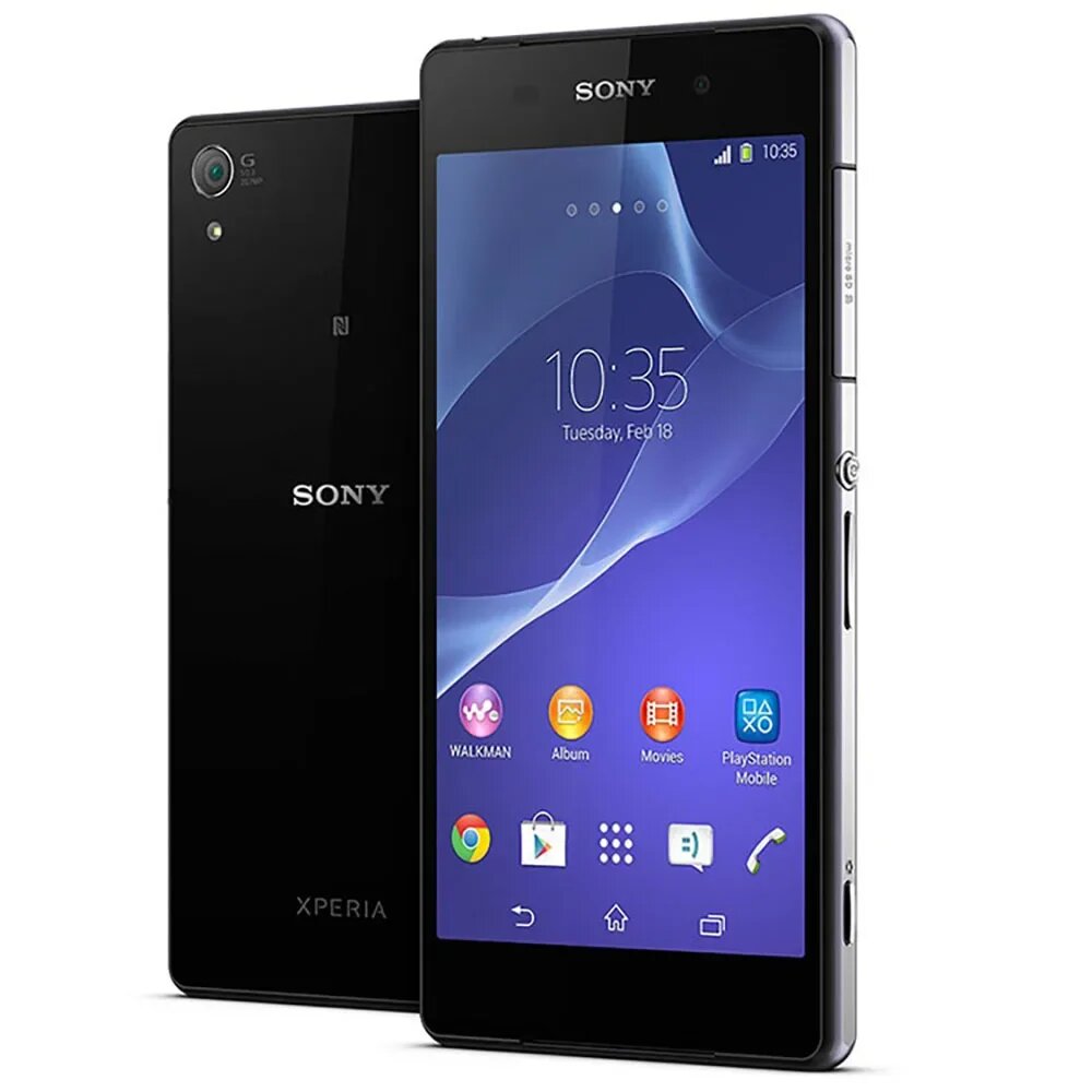 Sony Xperia Z2 D6503 оригинальный разблокированный мобильный телефон Ericsson Xperia 20MP 5,2 дюйма, 3G, WIFI, Android-телефон Черный, black