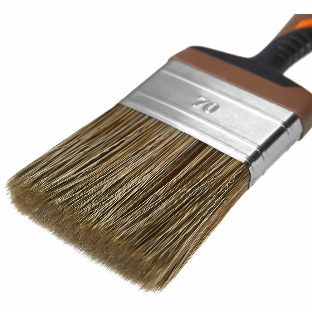 Кисть для лаков и антисептиков 70 мм