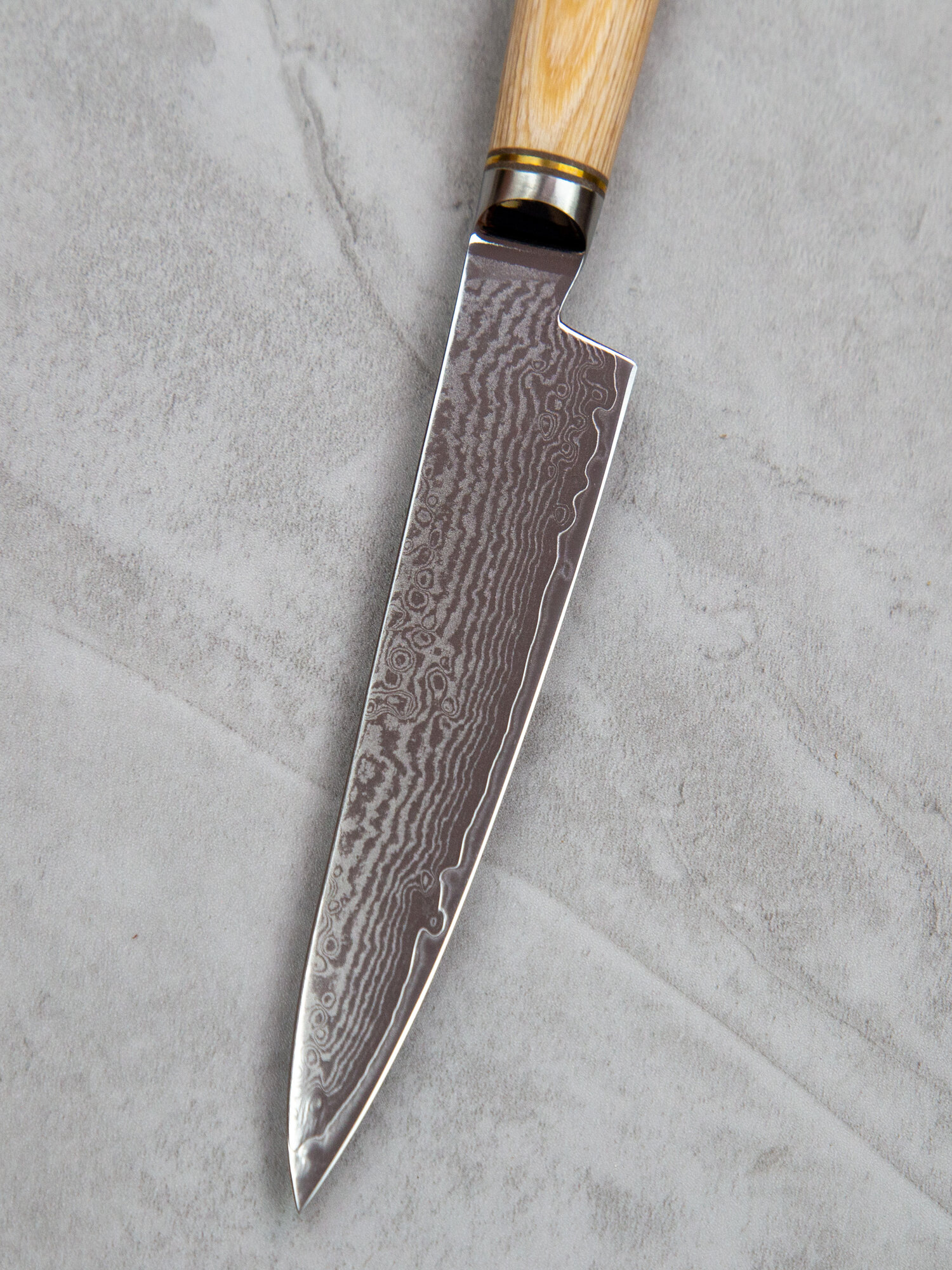 Универсальный нож с лезвием из порошковой стали S35VN и деревянной ручкой, подходит для нарезки фруктов и мяса, длина лезвия 12,9 см