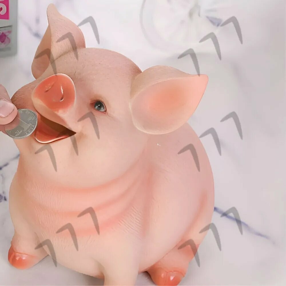 Копилка для денег "Розовый", 15х20 см, 1 шт