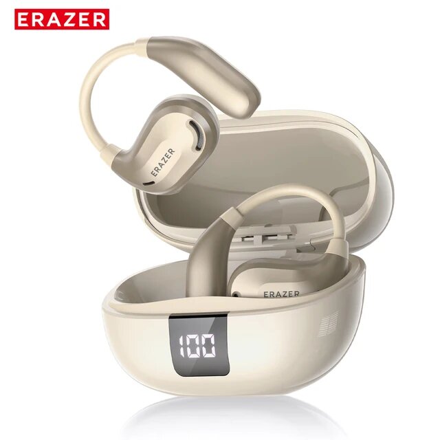 Наушники ERAZER XT66PRO Bluetooth ASMR, наушники для самостоятельной сборки с приложением, ИИ-переводчик, беспроводные наушники, 13 часов автономной работы, дисплей.