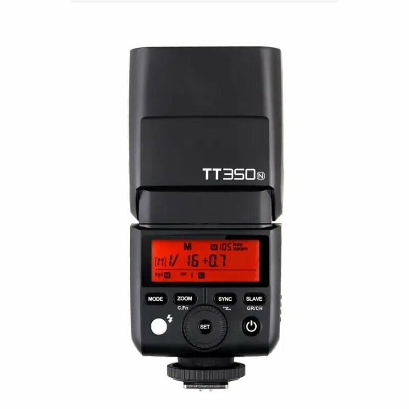 Bспышка Godox TT350N Беспроводная вспышка Speedlite 2,4G HSS TTL for Nikon