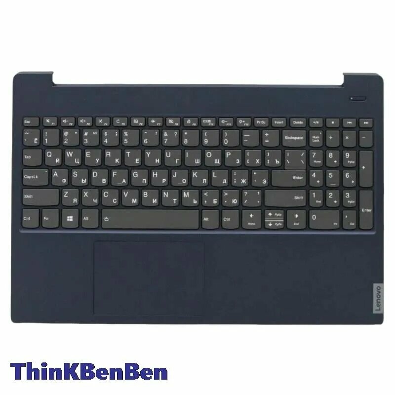 RU Русский синий клавиатура верxний чеxол Palmrest Shell Cover15API 15IIL 5CB0S18791