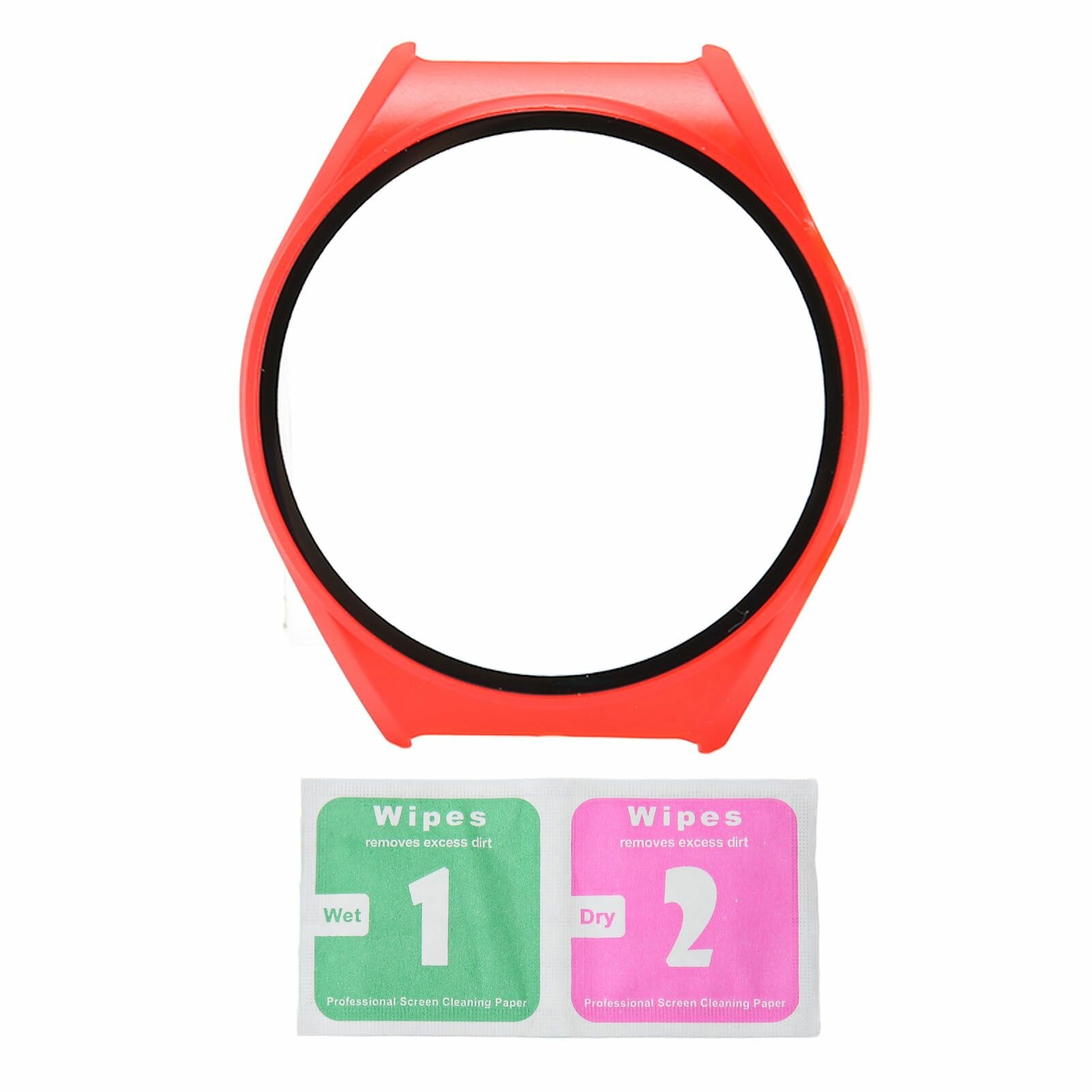 Закаленное стекло + корпус для Xiaomi Watch S1 (красный)