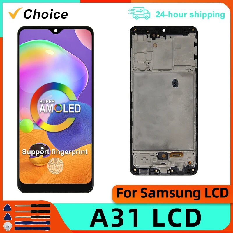 Samsung Galaxy A315 OLED ЖК-дисплей A31 Цифровой Преобразователь Емкостного Сенсорного Экрана Замена Для SM-A315F/DS Запчасти.