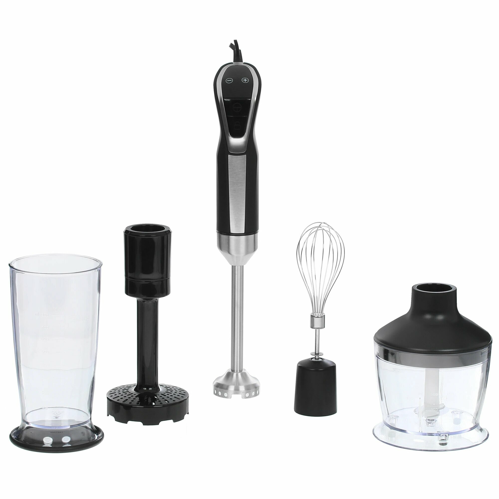Погружной блендер Reoka RKHB-D14085, 1400Вт, 8 скоростей, черный
