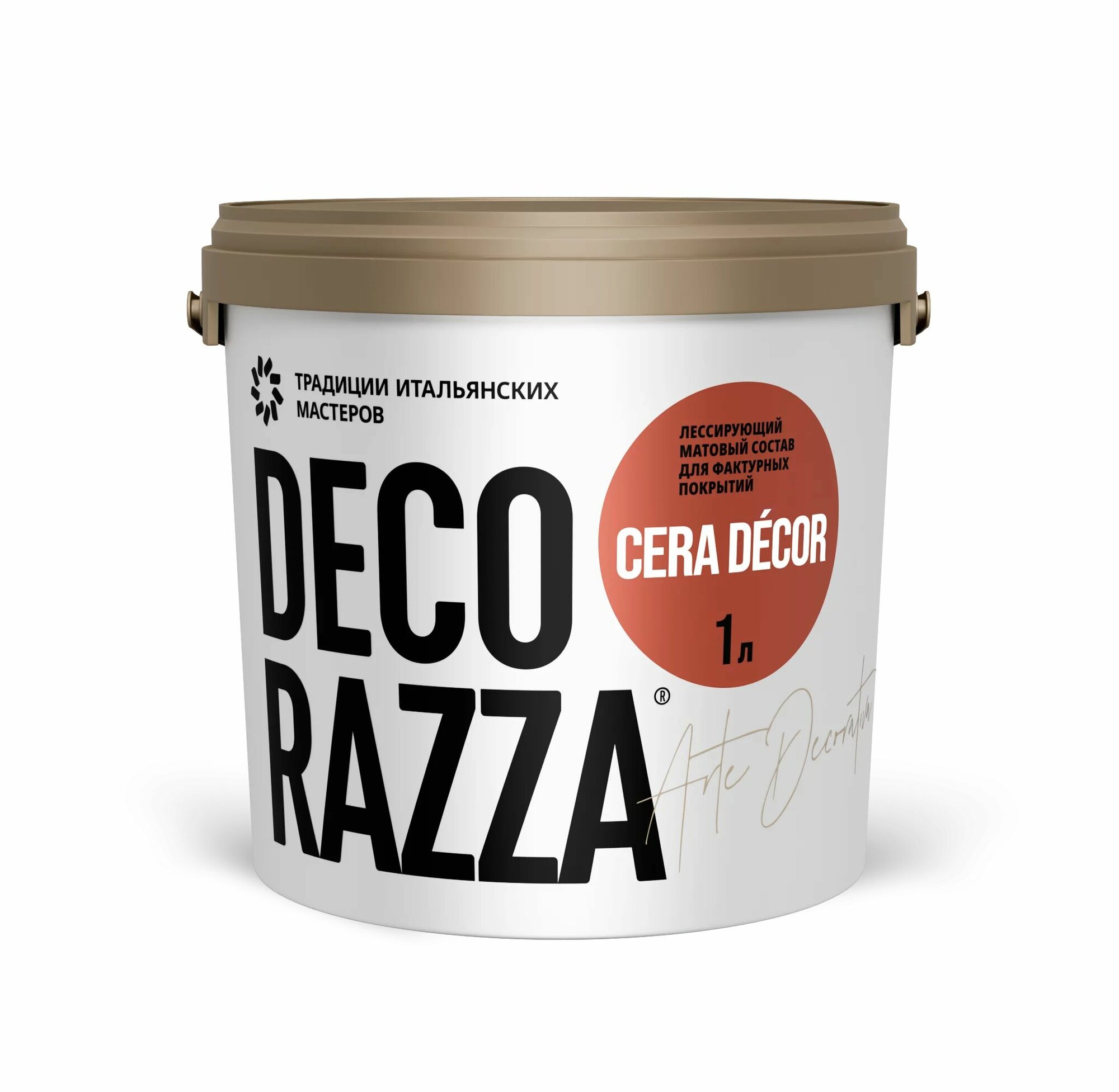 Лессирующий матовый состав Decorazza CERA DECOR (1л)