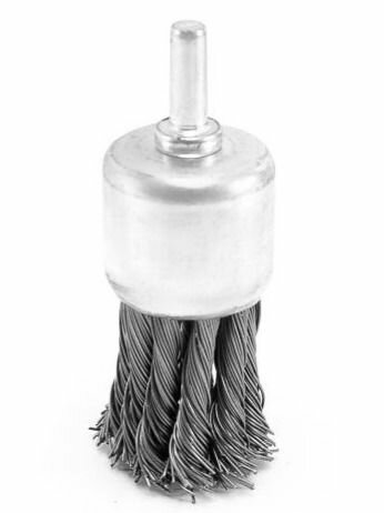 Корщетка стальная, чашка, для дрели, 30 мм