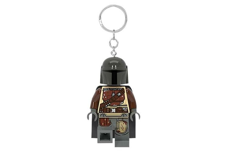 **LEGO Black Warrior Darth Vader пластиковые строительные блоки брелок, 300 деталей, The Mandalorian Glow Keychain**