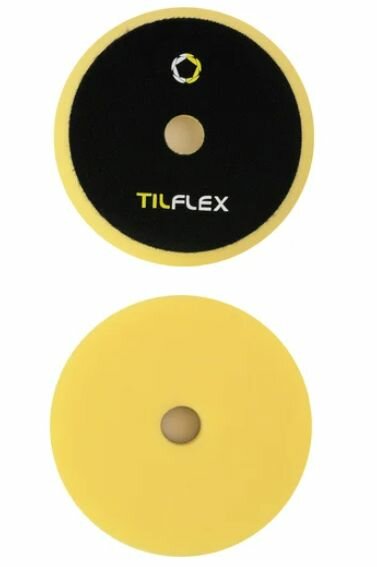 TILFLEX Круг полировочный с отверстием 150mm желтый средний мягкости толщина 25mm (конус)