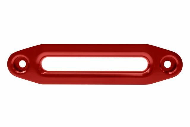 Клюз алюминиевый для лебедок с синтетическим тросом 152мм RiderLab RL145R RL145B Красный