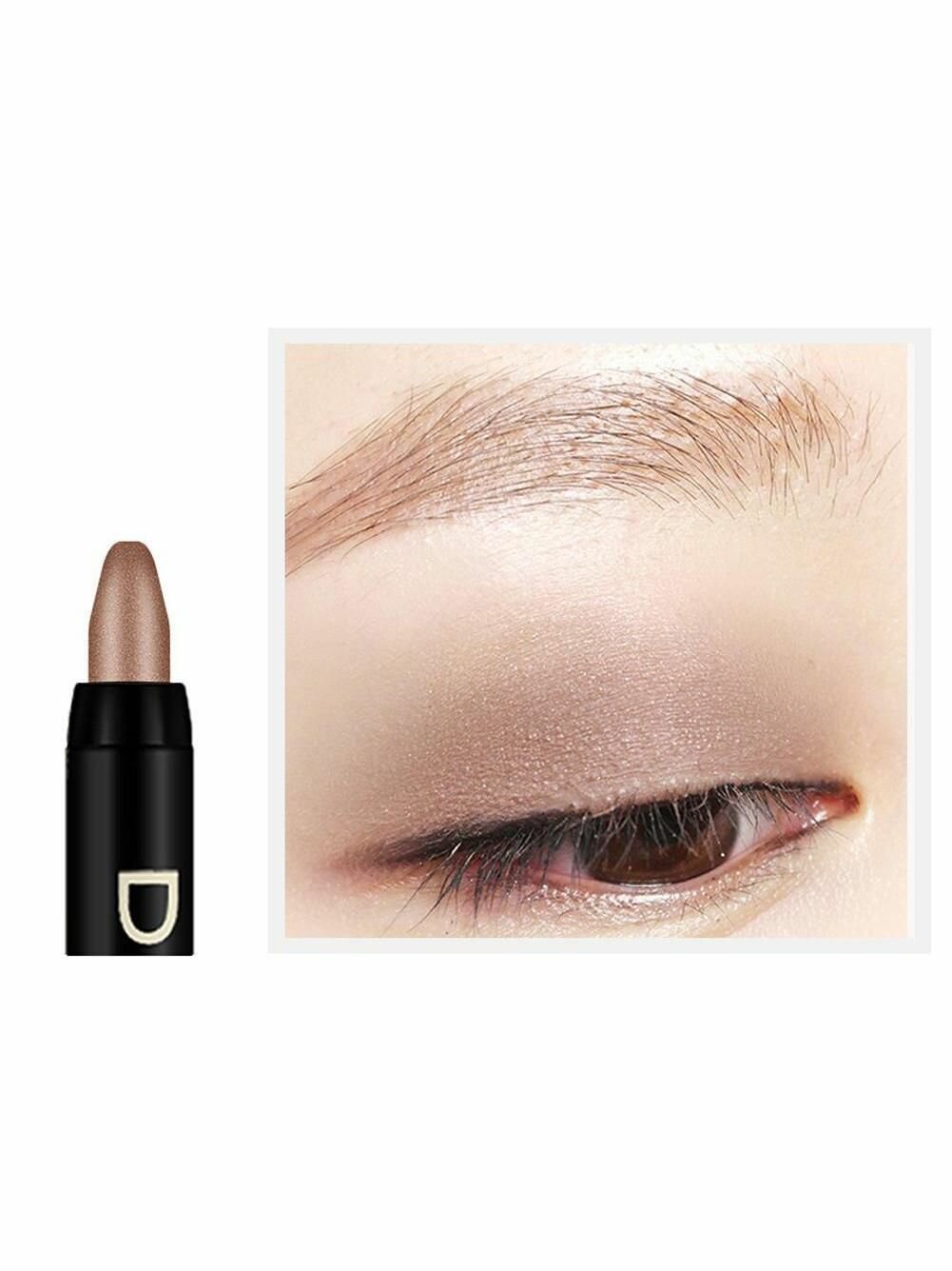 16 цветных водостойких карандашей для глаз с блестками: для век и слизистых, стойкие тени-хайлайтеры