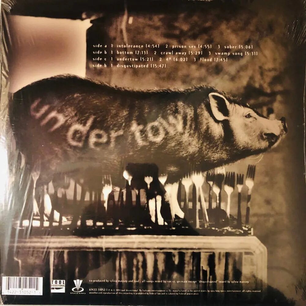 Tool - Undertow 2xLP BLACK LP Виниловая пластинка Volcano 2006 год — фото 1
