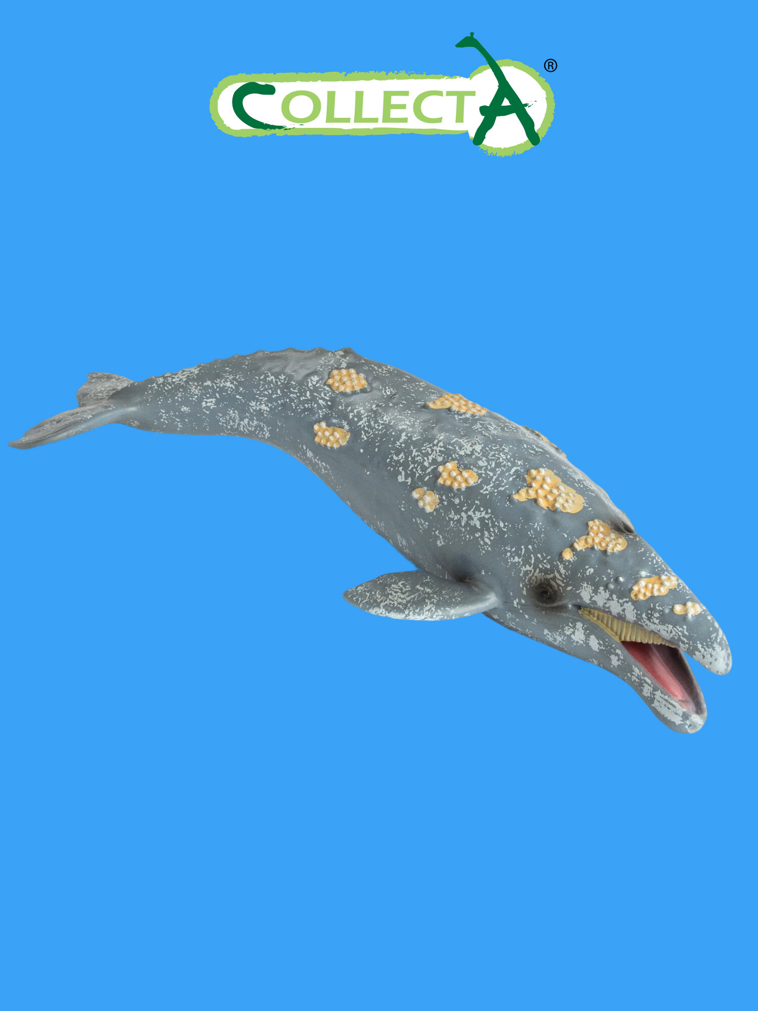 Фигурка морского животного Collecta "Серый кит" коллекционная, высота 6 см, 88836b