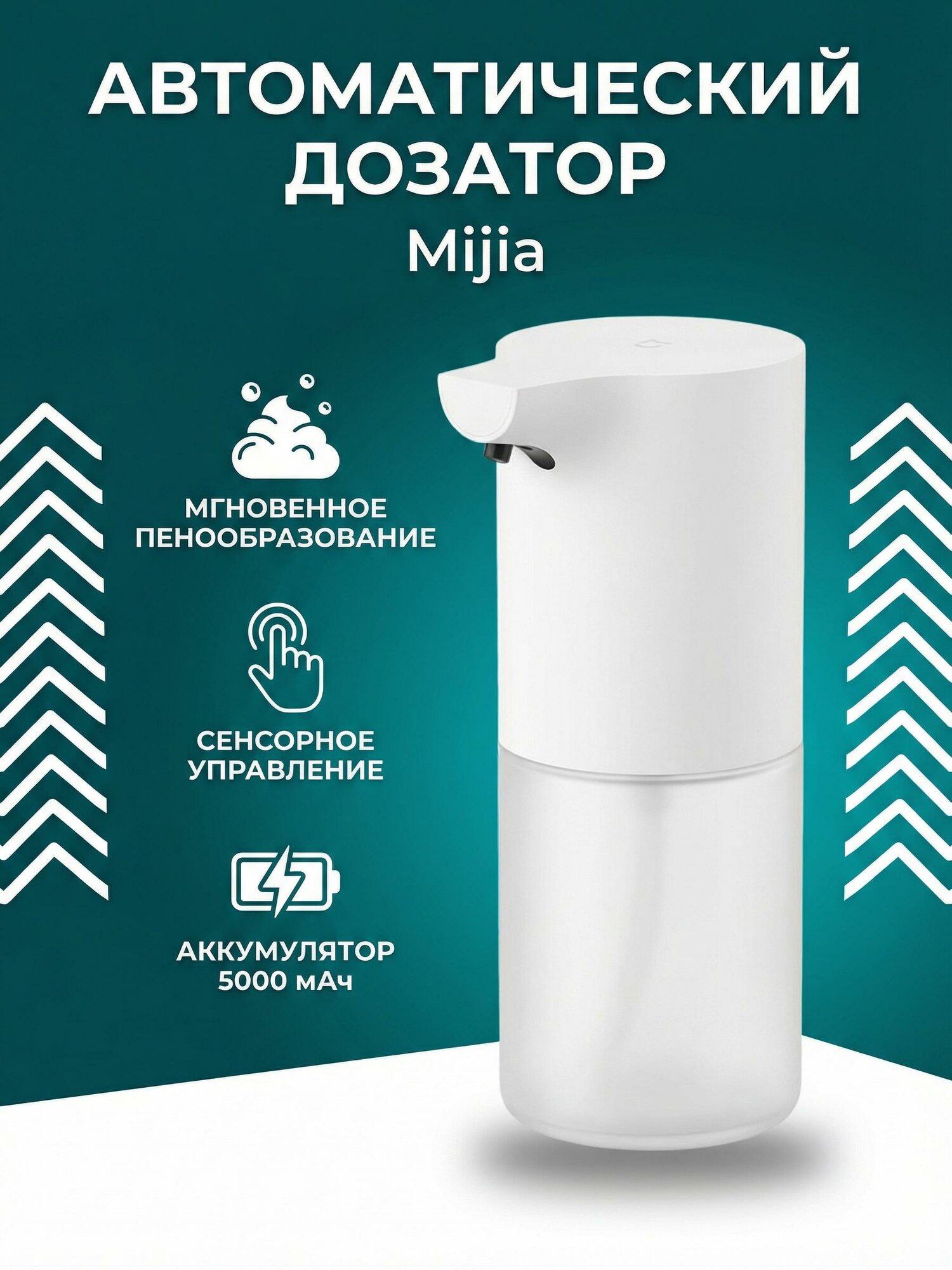 Дозатор для мыла Mijia Automatic Foaming Soap Dispenser 1S MJXSJ05XW White