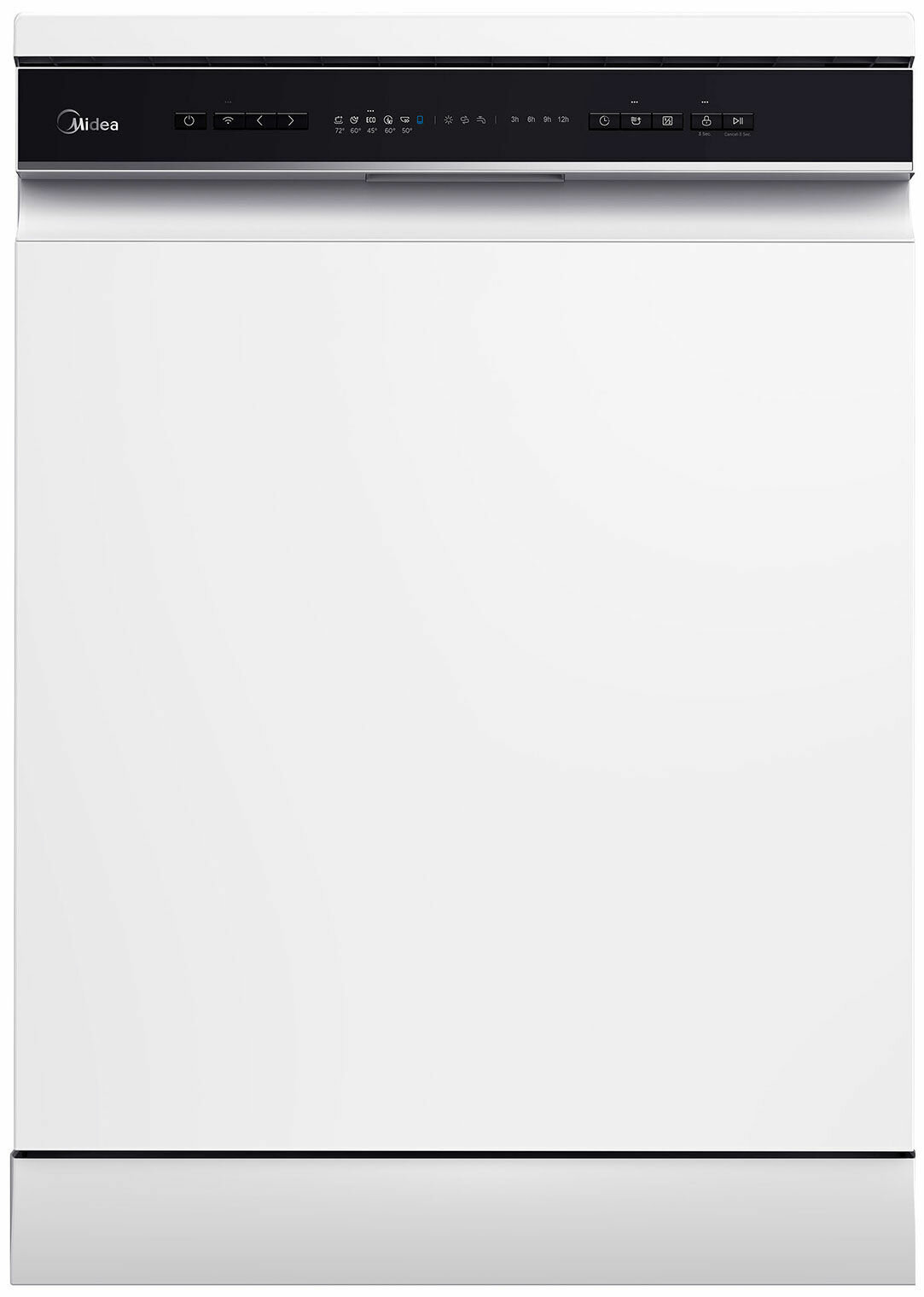 Посудомоечная машина Midea MFD60S160Wi полноразмерная, белый, 3-я корзина, Smart Home, экстрасушка, Aquastop