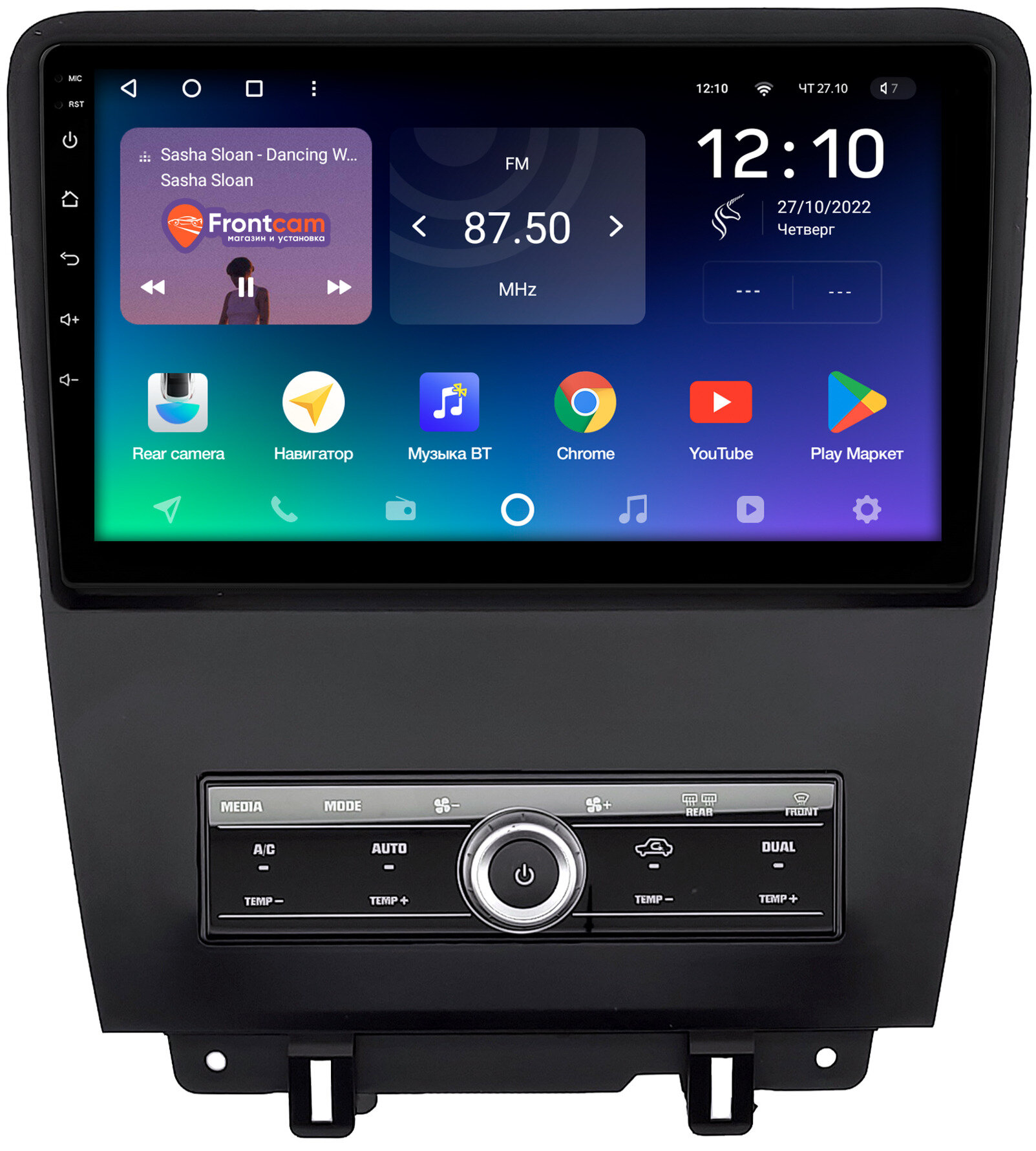 Штатная магнитола Teyes SPRO PLUS 4/64 10" RM-10-6175 Ford Mustang 5 2009-2014 Android 10 (4G-SIM, DSP, IPS)