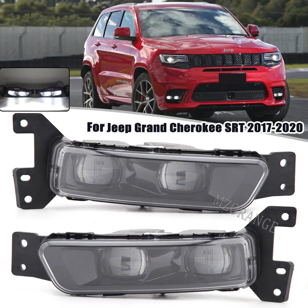 Светодиодные противотуманные фары для Jeep Grand CHEROKEE 2017-2022, фары для DODGE DURANGO pair