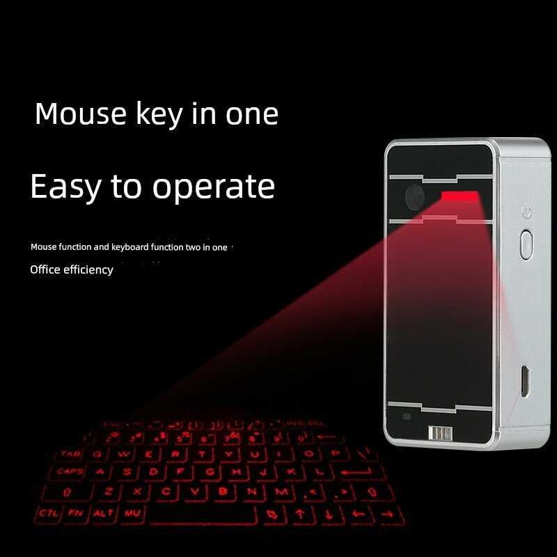 Лазерная проекционная клавиатура для iPad, планшета, виртуальная лазерная инфракрасная 3D-клавиатура, мобильный внешний