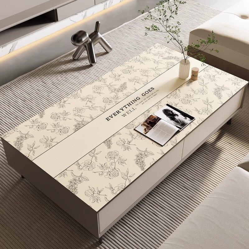 Простой современный водонепроницаемый и маслостойкий коврик для кофейного столика, нескользящий, устойчивый к загрязнениям, теплоизоляционный коврик для стола, коврик для кофейного столика от производителя.