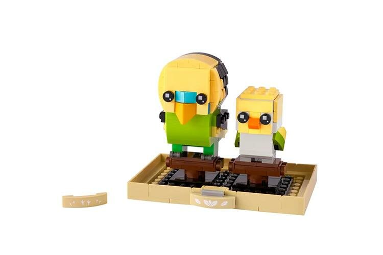 Конструктор унисекс LEGO BrickHeadz Попугайчик 40443, 300 деталей