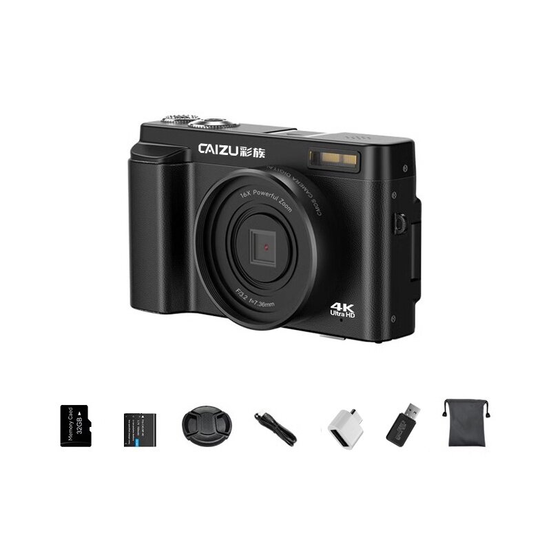 Цифровая беззеркальная камера унисекс Rainbow Clan C1 Classic Black [32G Memory Card]